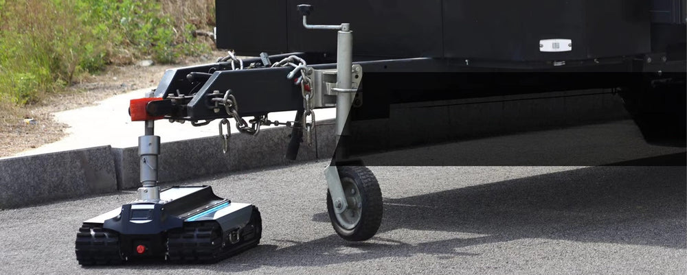 Robot Trolley for Food Trailer Moving & Positioning